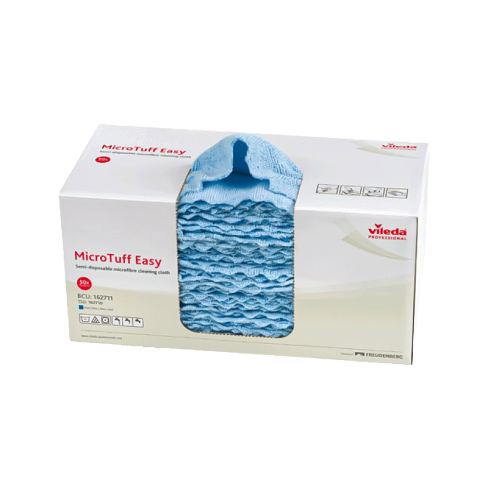 Pano Microtuff Easy Azul (Vileda) - 50 Unids.